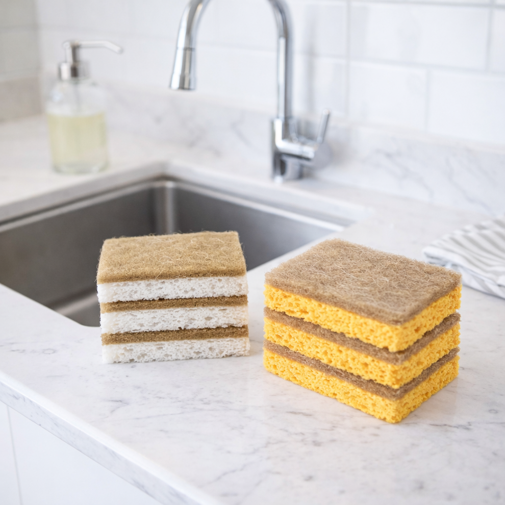 Natural Kitchen Sponge - Packet of 3 pcs – Eco Trendy